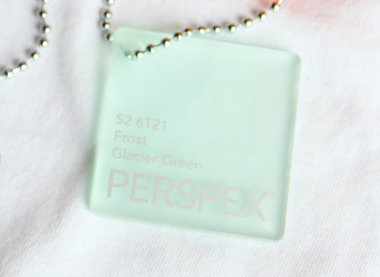Acrylglas PERSPEX® GS, 1000 x 2030 x 3 mm, frost glacier green (S2 6T21)