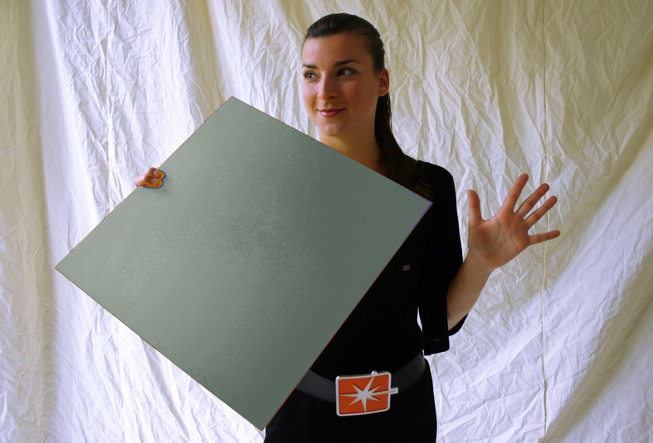 FOAMALITE® color, grau (90), 1560 x 3050 x 5 mm, ähnlich RAL 7037, PVC ...